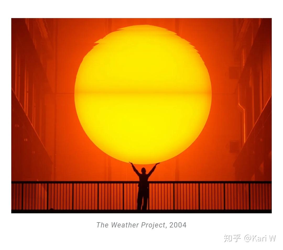Kari W 的想法: 《天气计划（The Weather Project）》首展于2004年伦敦泰特现代美术馆，当时作为联合利华 ...