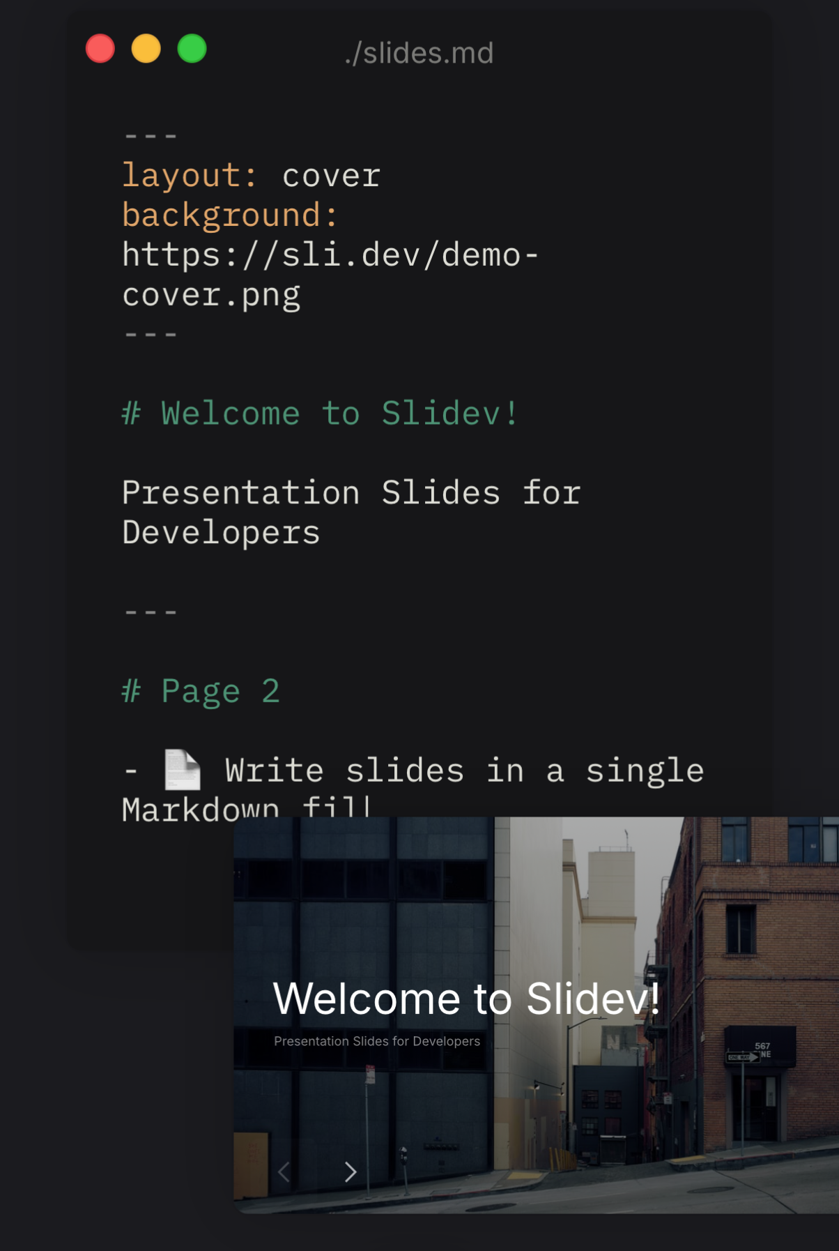 Sylearn 的想法: GitHub项目推荐：Slidev｜让你写PPT像写代码一样丝滑 | Slidev（全称 Slide + dev）是 ...