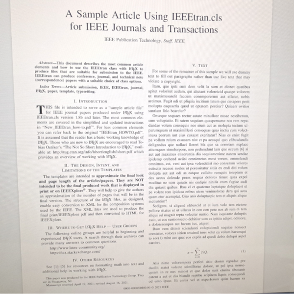 西西 的想法: TPAMI官方下载的模板和论文不一纸？ | #TPAMI投稿 #期刊论文投稿 #LaTeX #IEEE #科研论文 为啥从按照 ...
