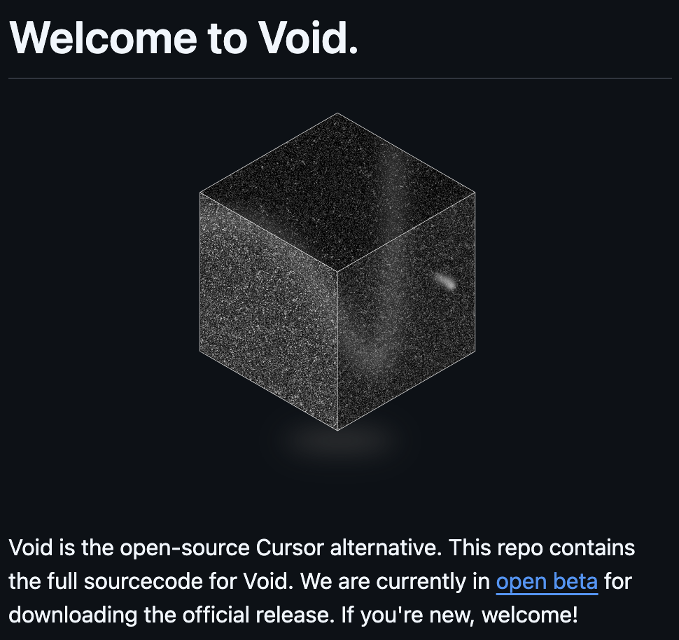 钱嘟嘟左卫门 的想法: Cursor 开源平替：Void | Void 是一个开源的AI 代码编辑器项目，算是 Cursor 和 GitHub Copilot 之类编辑器/插件的开源平替，功能 ...