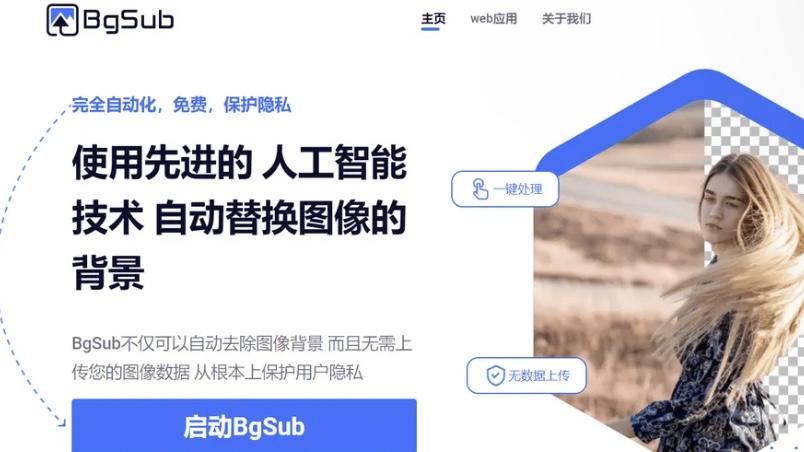 BgSub免费的在线抠图和去除图片背景在线工具 | Ai工具箱-萝卜智能