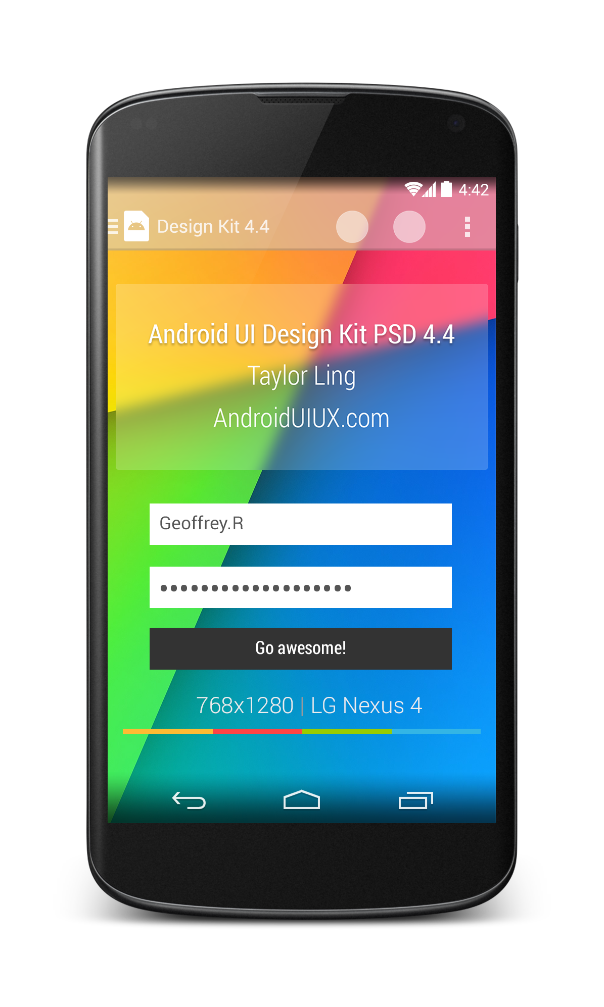 Android UI 设计工具 (Photoshop, Android 4.4, Nexus 4) - 知乎