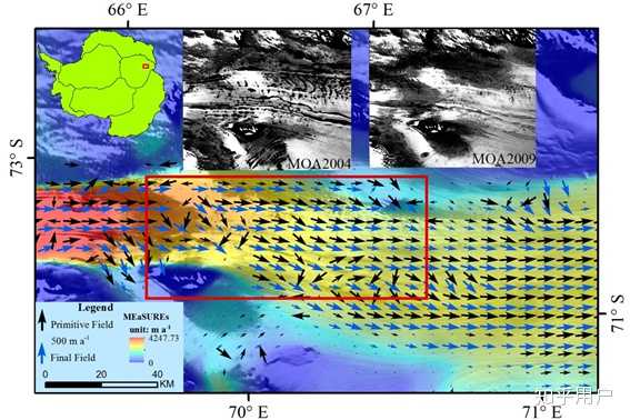 怎么用cosi-corr处理Modis合成的格林兰岛冰川的马赛克数据，得到流速图？ - 知乎