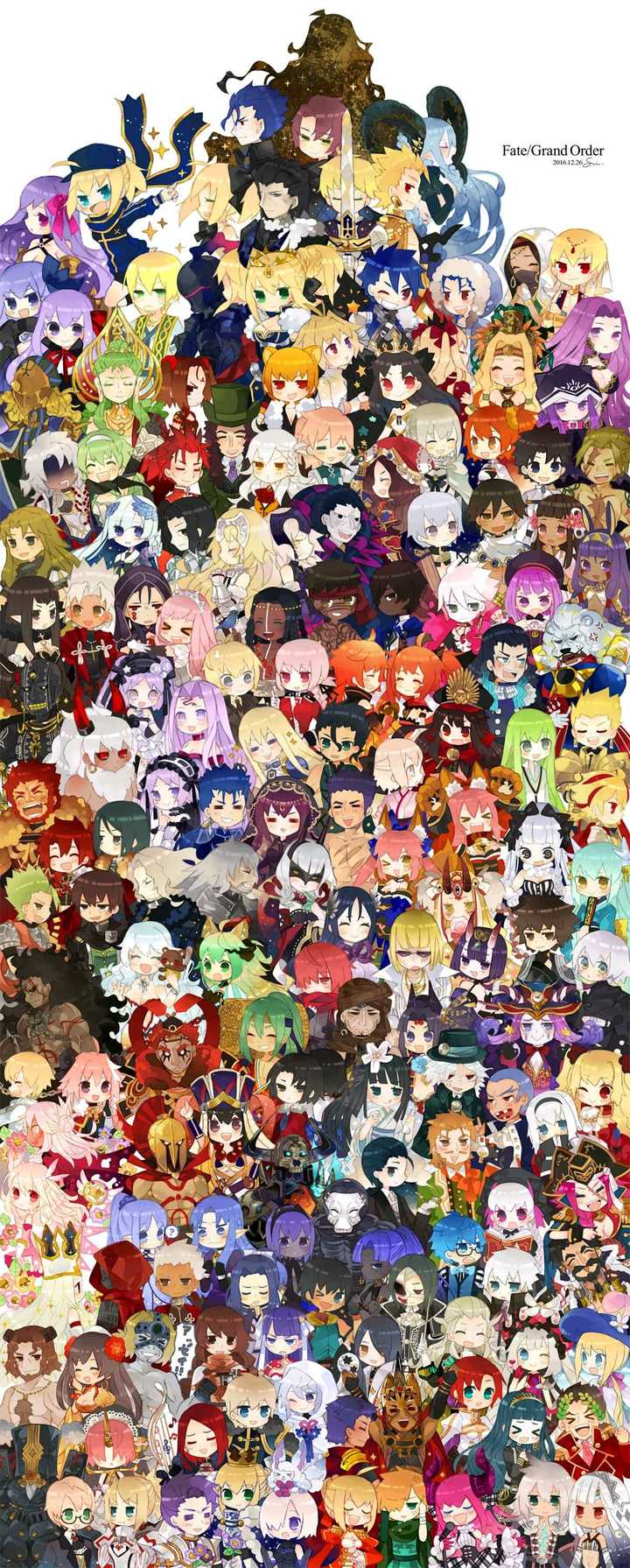 有哪些FGO的全家福？ - 知乎