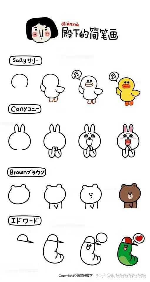 有哪些好画又好看的简笔画？ - 知乎