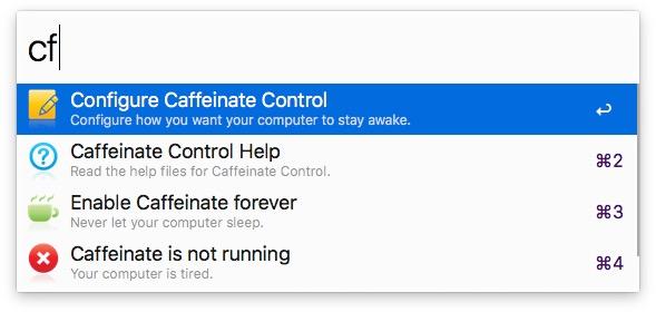 用 Alfred 控制 Mac休眠 - Caffeinate Control - 知乎