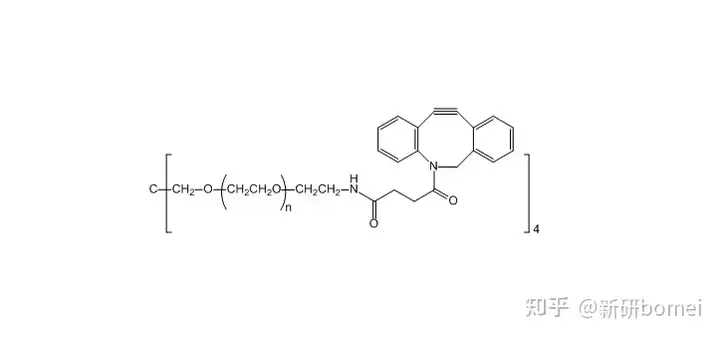 4-Arm PEG-DBCO，四臂-聚乙二醇-二苯基环辛炔，一种无铜点击反应_技术交流_技术文章_陕西新研博美生物科技有限公司