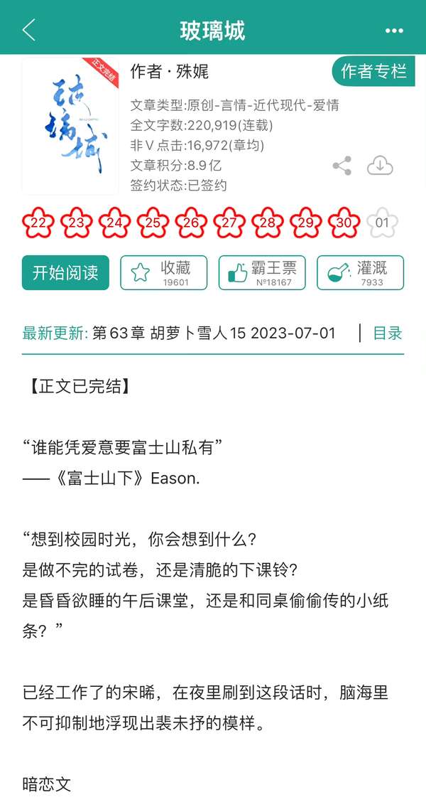 被掰弯的安总 的想法 1《咸鱼继母日常》作者:明栀 2《玻璃 知乎