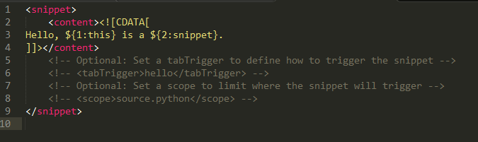 打造个性化的sublime -- snippet - 知乎