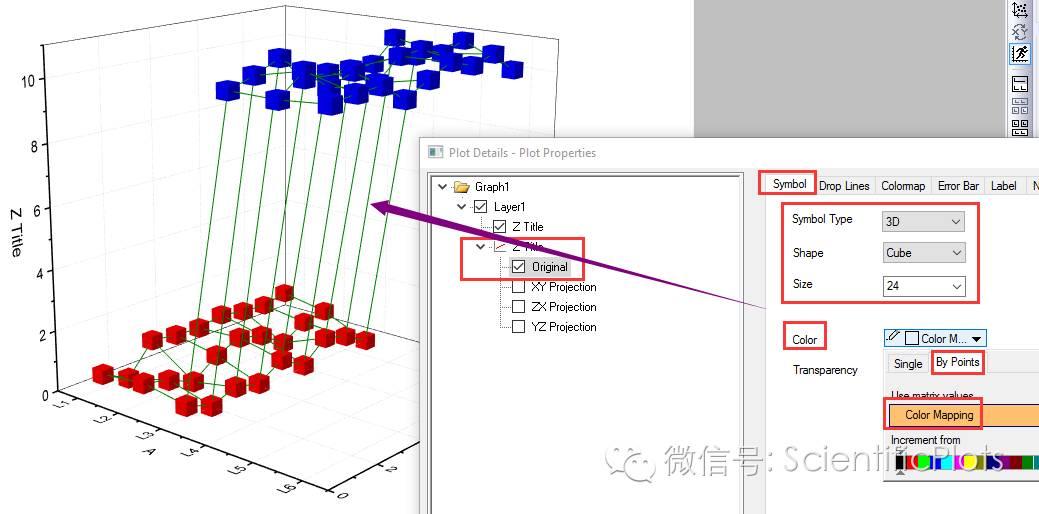 Origin(Pro)：3D图--三维点+线图（3D Line+Scatter Plot） - 知乎