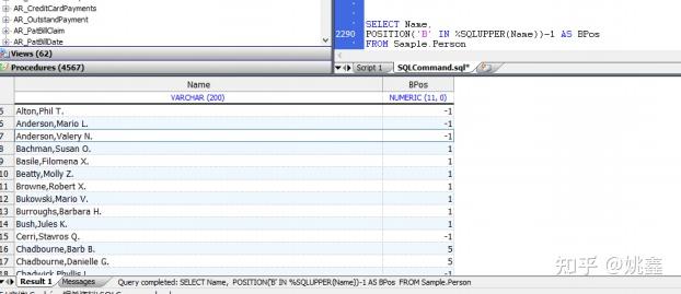 第109章 SQL函数 POSITION - 知乎