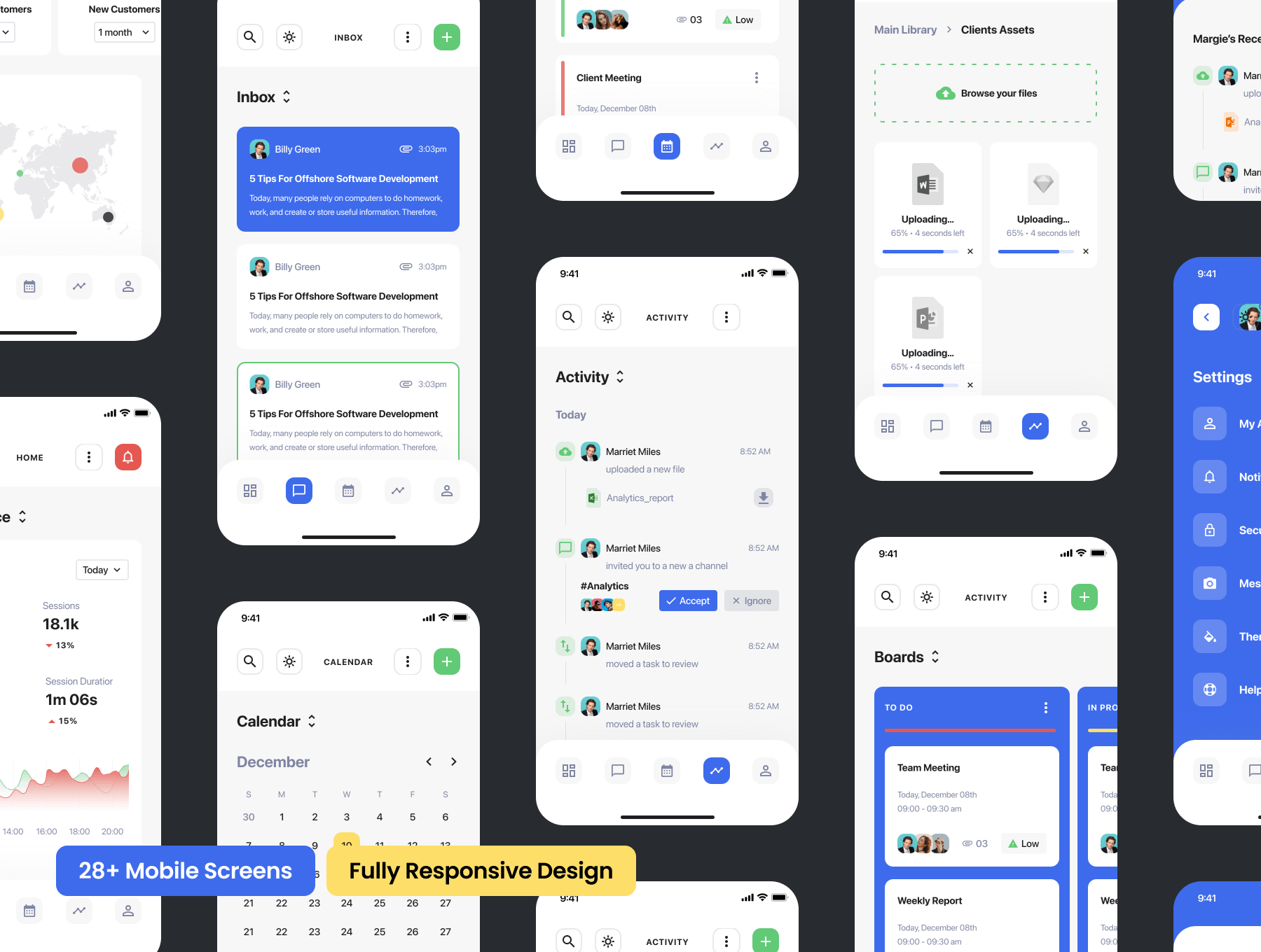 10款优秀的数据可视化H5网页界面ui设计模板欣赏-ui设计师 - 知乎