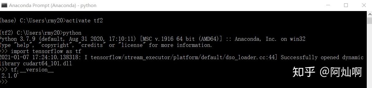 Tensorflow2配置gpu的踩坑总结 - 知乎
