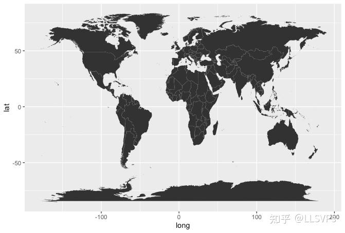 如何在 R 中使用 ggplot2 制作世界地图并投点？ - 知乎