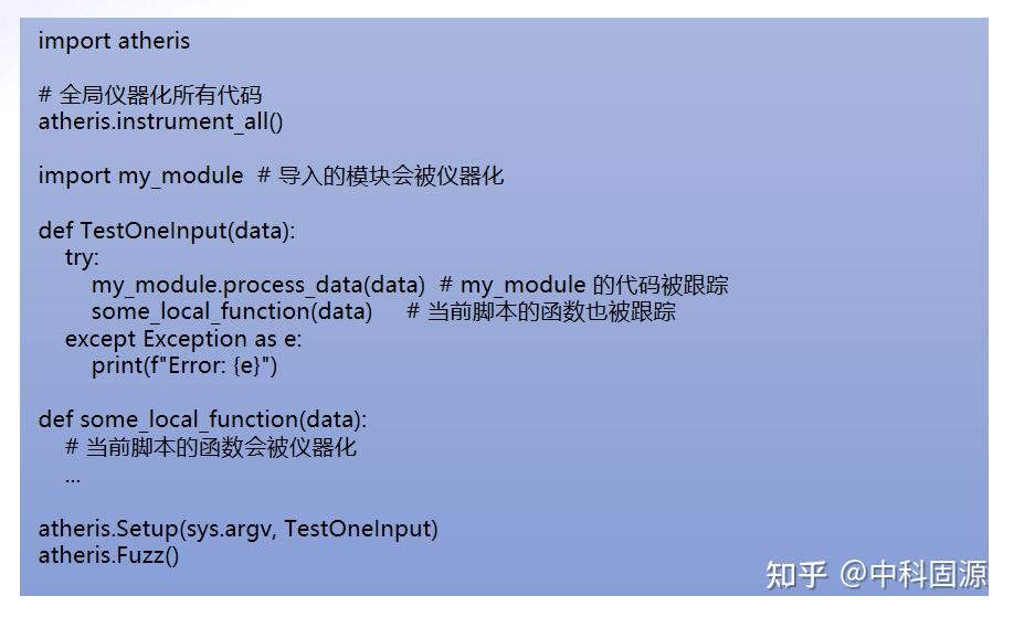 Atheris关键特性对Python项目模糊测试的实践工具指南 - 知乎