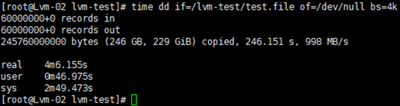 Lvm条带化性能测试 - 知乎