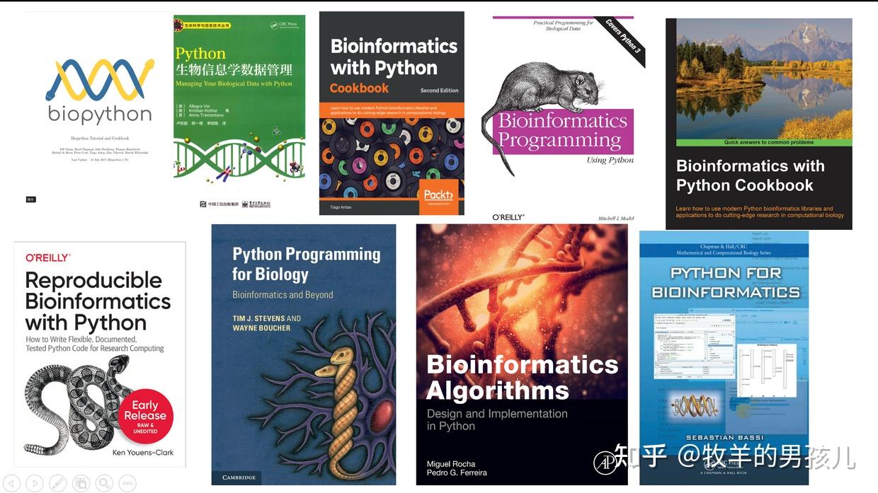总有一本适合你~分享9本和生物信息学相关的python电子书 - 知乎