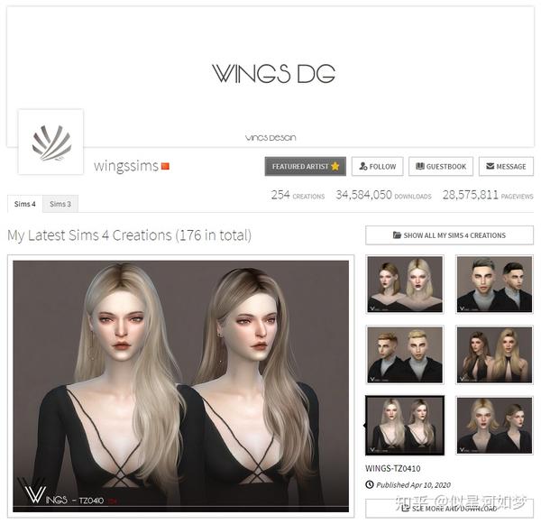 模拟人生4 | TSR作者Mod整理-发型类 - 知乎
