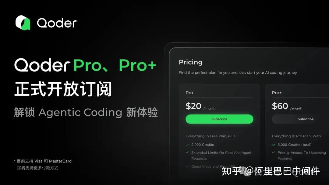 Qoder 正式开放订阅，Credits 耐用度提升1/3 - 知乎