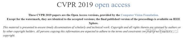 重磅！CVPR 2019 录用论文全公布（含下载） - 知乎