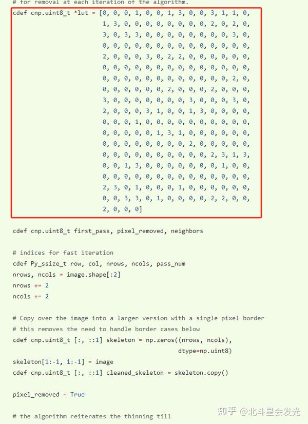 对图像骨架提取Zhang Suen算法的改进 - 知乎