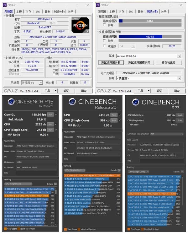 AMD 锐龙 7 7735H + RX 7600S 的甜品级双 A 游戏本，华硕天选 4R 测评 - 知乎