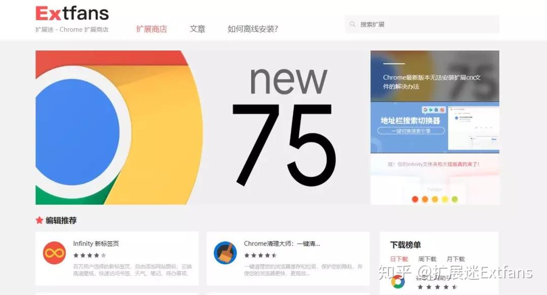 第三方扩展商店Extfans更新了：那些优秀的Chrome扩展都在这里了 - 知乎
