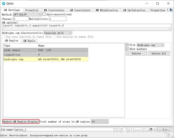Schrödinger教程 | Defining QM and MM regions in QSite - 知乎