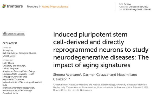 Front aging neurosci-衰老特征对iPSC衍生以及重编程神经元的影响 - 知乎