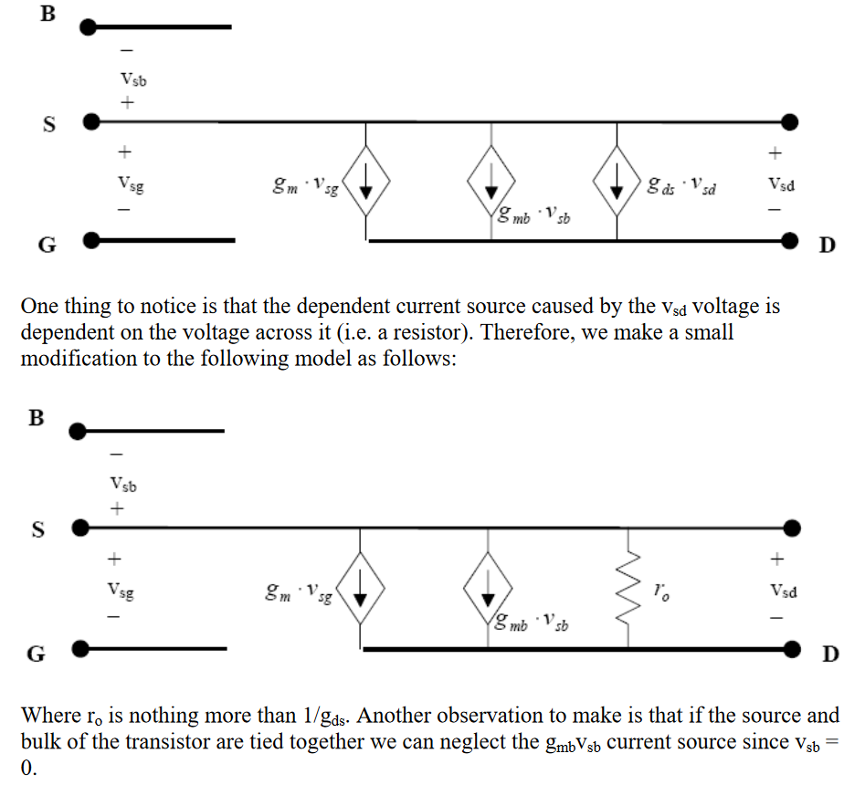 PMOS小信号模型复习 - 知乎