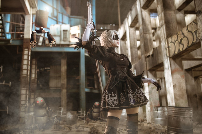 2B小姐姐COS精选 真的没拿游戏CG骗你！ - 知乎