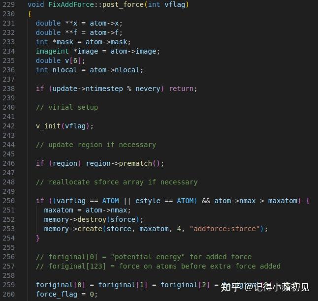 LAMMPS之fix命令源码解析——fix addforce - 知乎