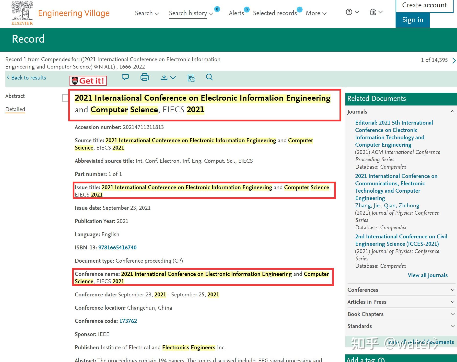 【IEEE独立出版 | 往届均完成检索】 2023年第三届电子信息工程与计算机科学国际会议（EIECS 2023）火热征稿中 - 知乎