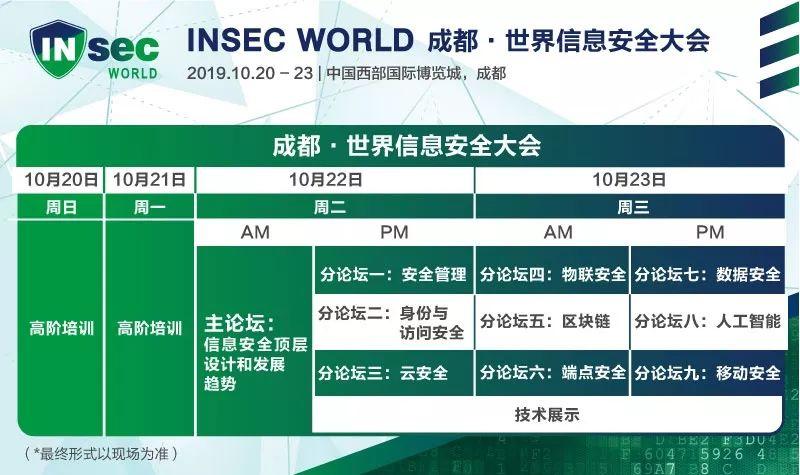 “INSEC WORLD世界信息安全大会” ‧官方注册攻略 - 知乎