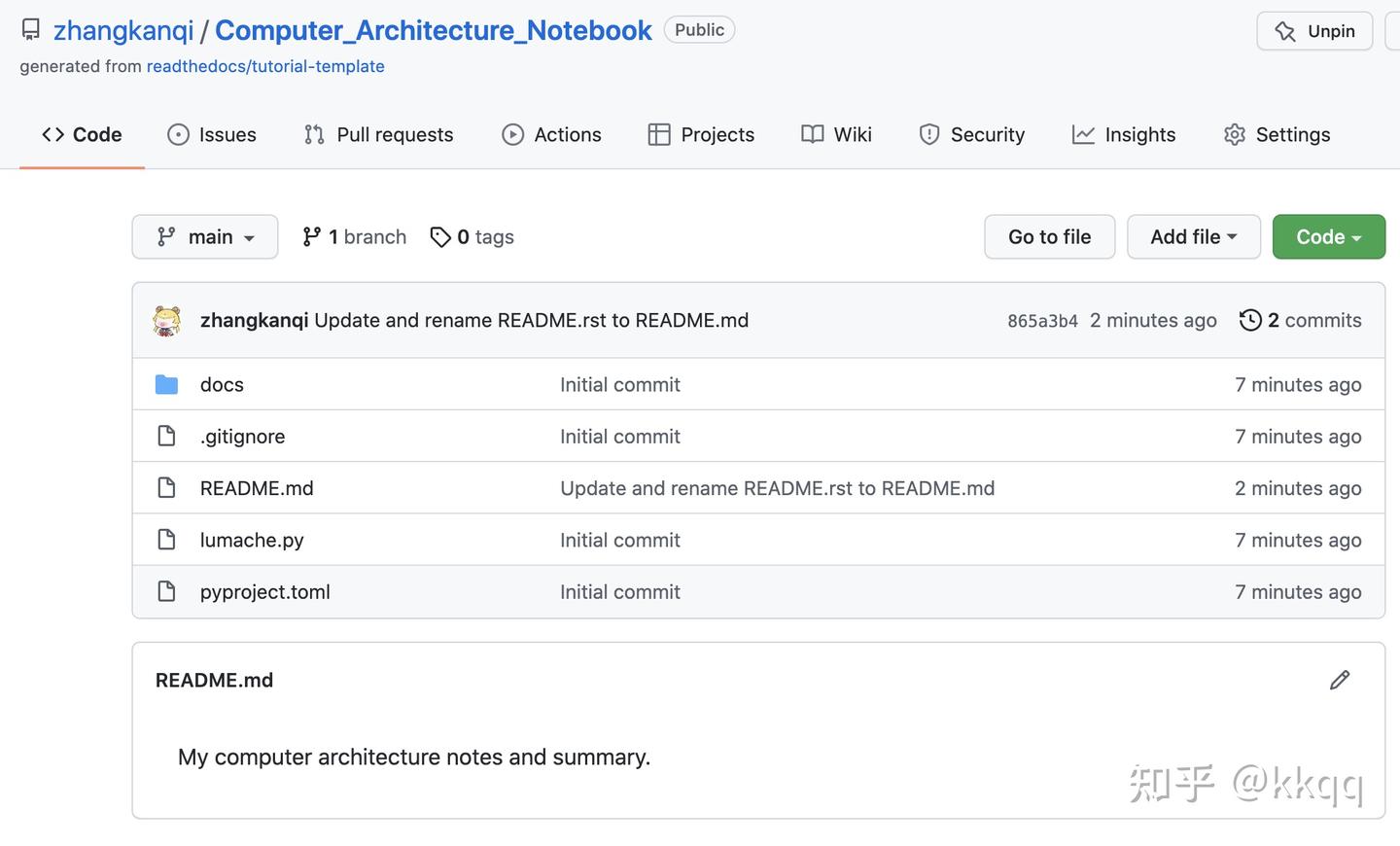 Read the Docs+GitHub 文档托管教程 - 知乎