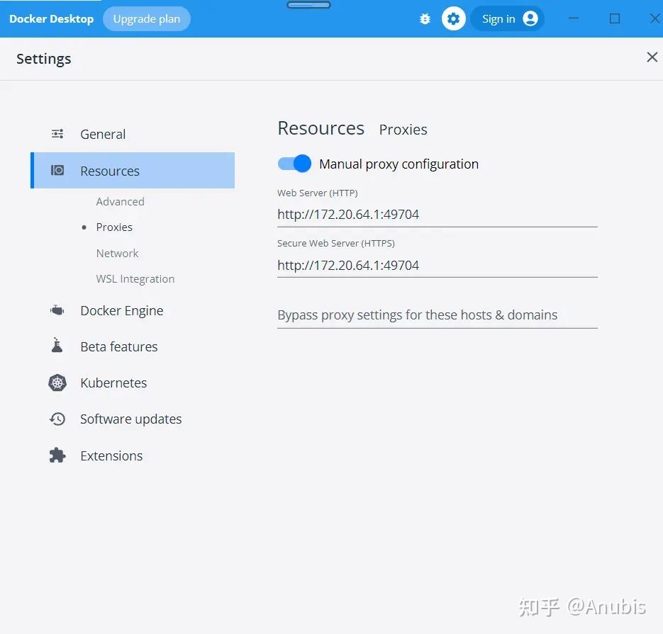 Windows Docker 代理设置 - 知乎