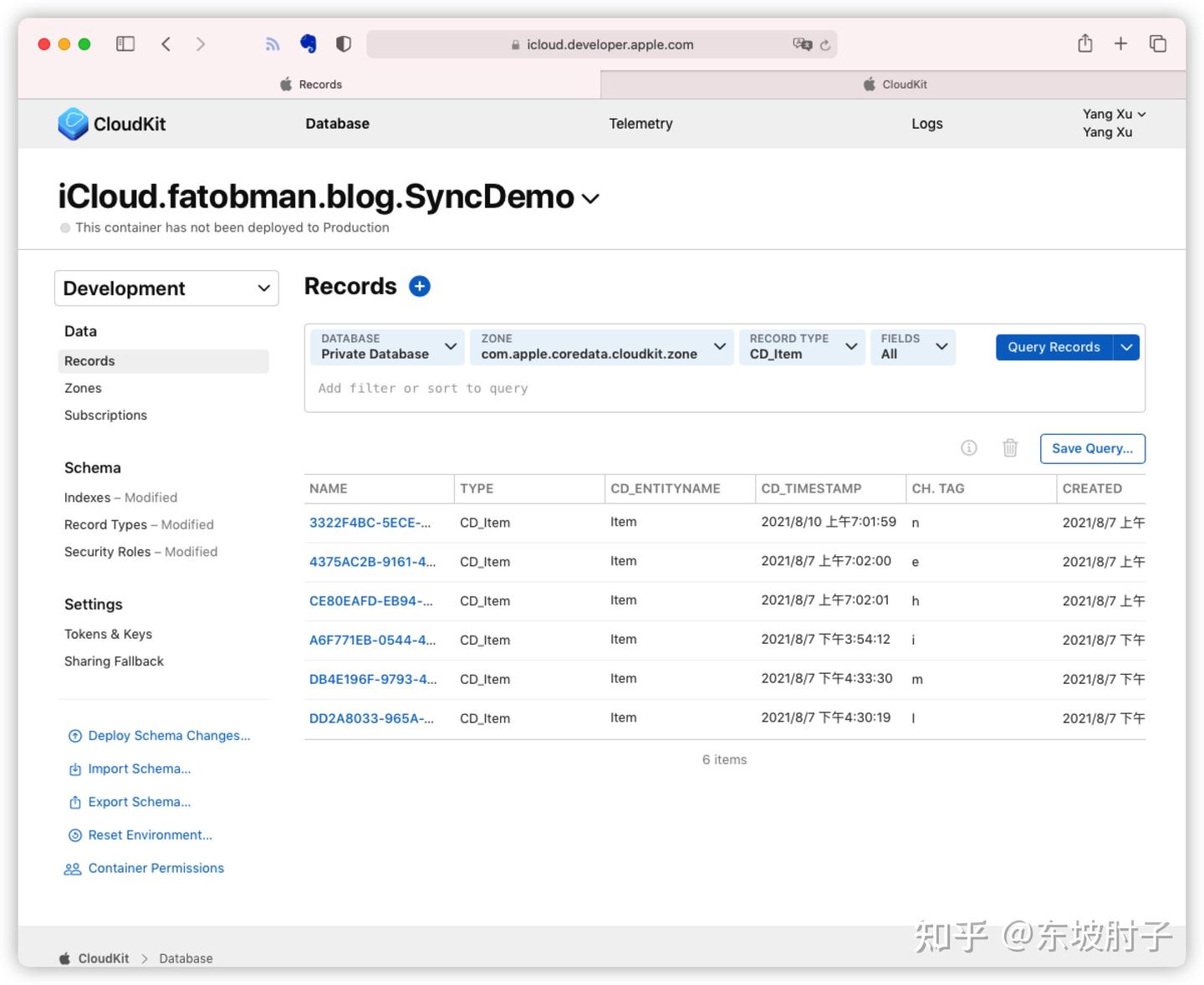 Core Data with CloudKit（三）——CloudKit仪表台 - 知乎