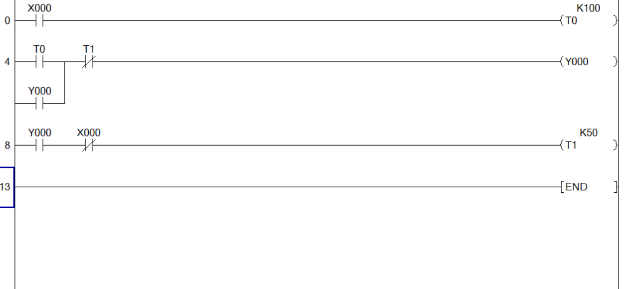 三菱FX-PLC设计一个通电和断电均延时的梯形图 - 知乎