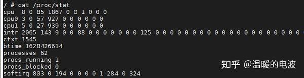 聊聊系统状态统计接口"/proc/stat" - 知乎