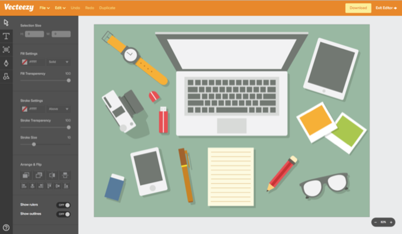 如何用Vecteezy素材库设计平面 - 知乎