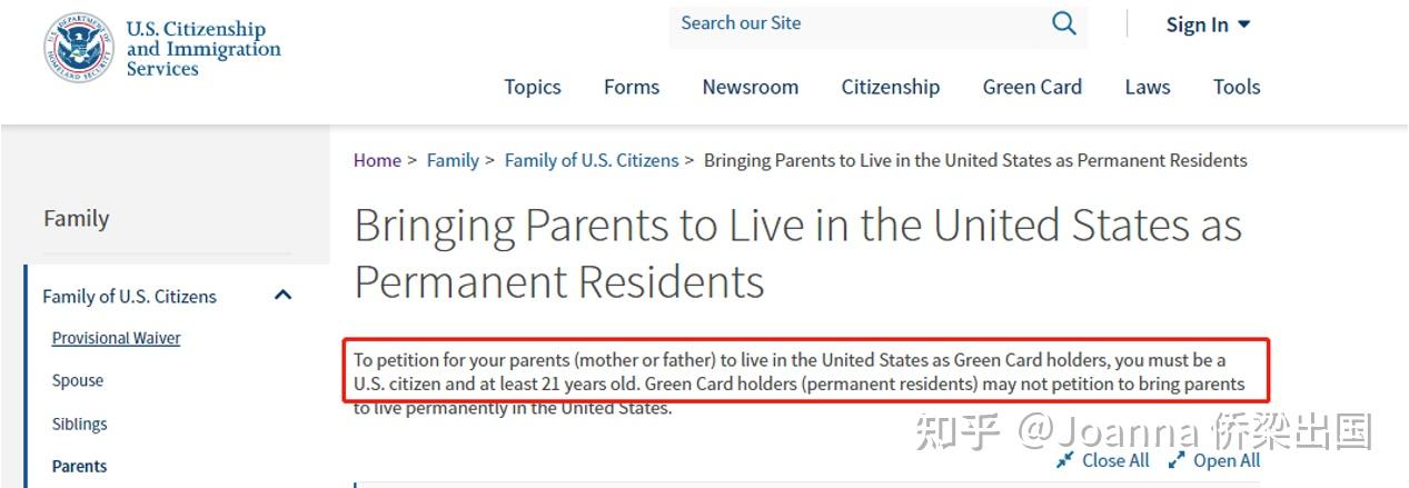 同时为父母递交美国IR5移民申请，为何会被分开面谈？ - 知乎