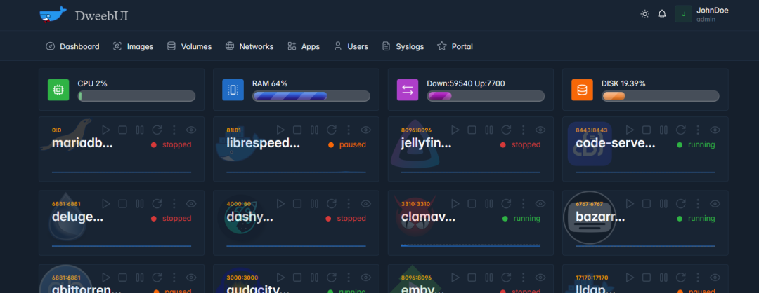 Docker管理神器DweebUI上线！一键部署+119款模板，Portainer不香了？ - 知乎