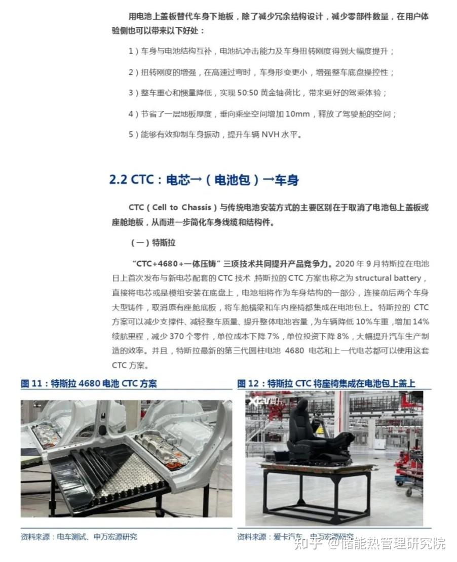 一体化电池（CTP、CTC、CTB）技术详解与发展趋势 - 知乎