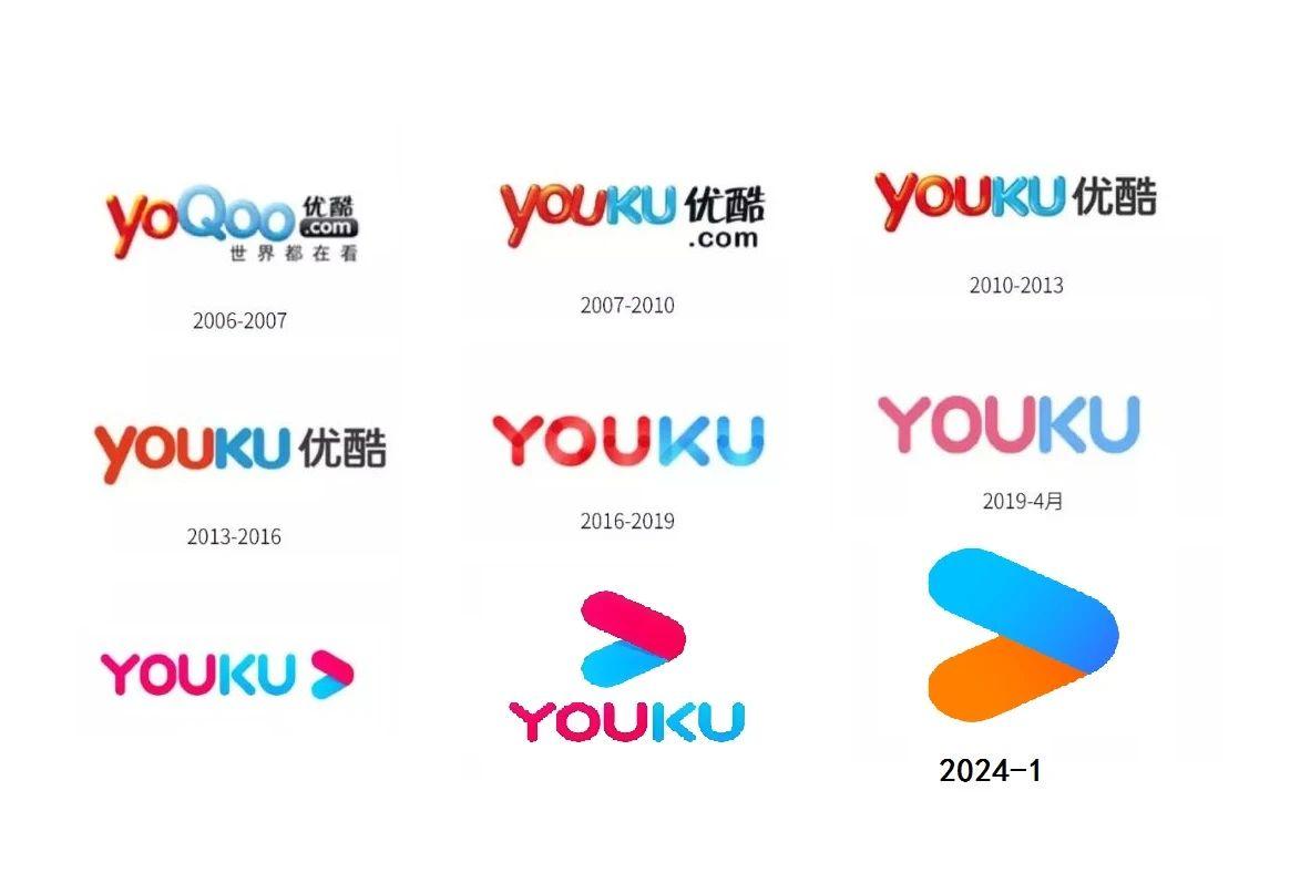 优酷换新logo，红蓝变橙蓝，简谈优酷logo的变迁历史！ - 知乎