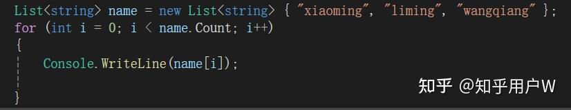 C# List的使用 - 知乎