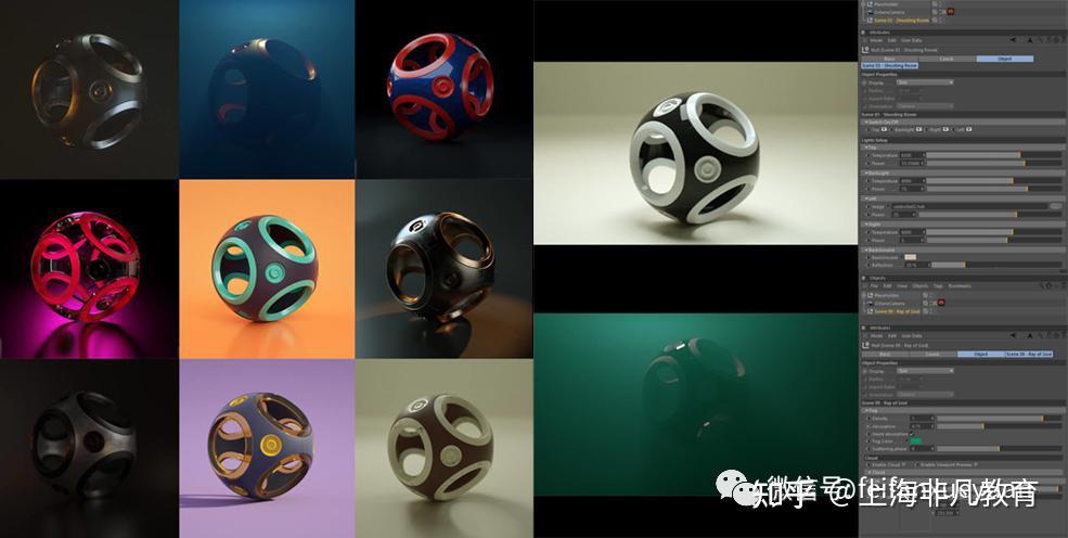 C4D实用打光技巧和灯光预设的使用 - 知乎