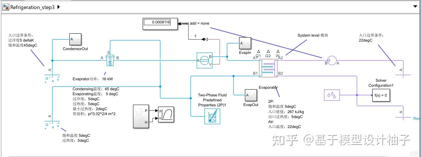 怎么用 Simscape 实现制冷系统模型 （二） - 知乎