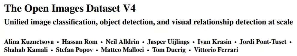 1460万个目标检测边界框：谷歌开源Open Images V4数据集 - 知乎