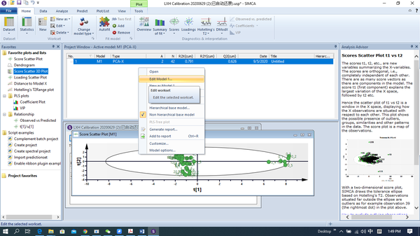 【菜鸟博士】Simca-P Pattern Recognition （PCA OPLS-DA HCA）操作说明 - 知乎