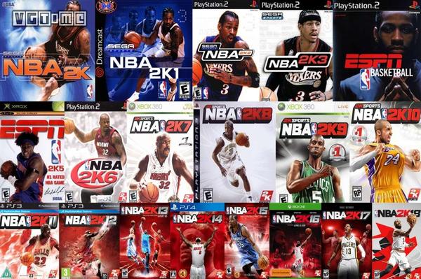 从《NBA 2K》封面球员，看篮球和游戏变迁 - 知乎